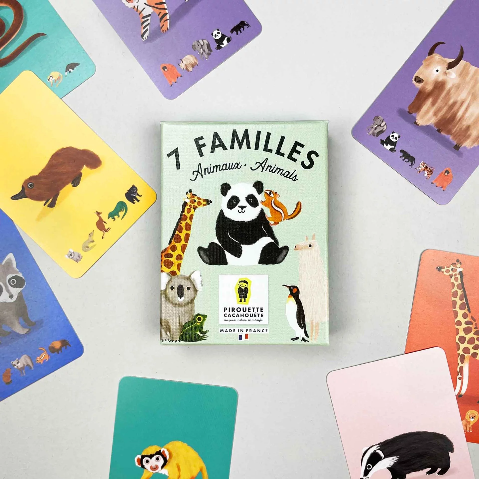 Jeu de cartes : 7 familles animaux • Boutique La SPA