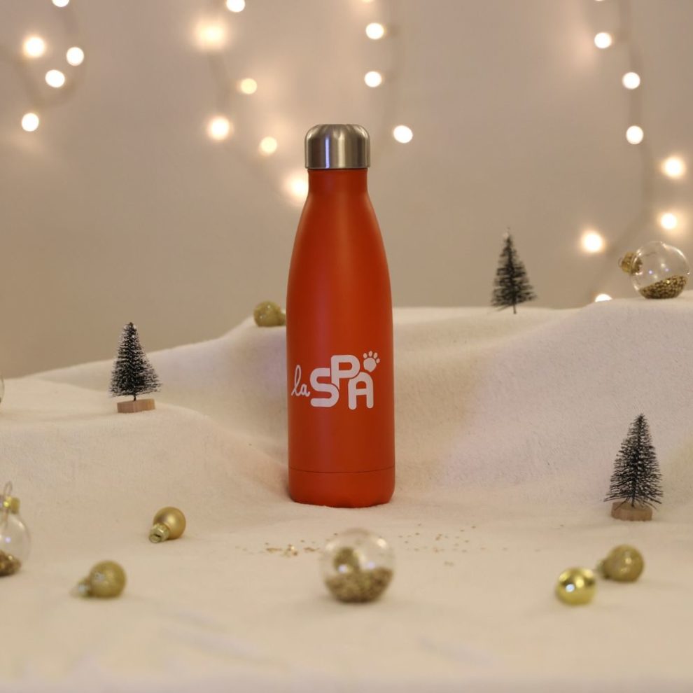 Gourde inox orange La SPA • Boutique La SPA
